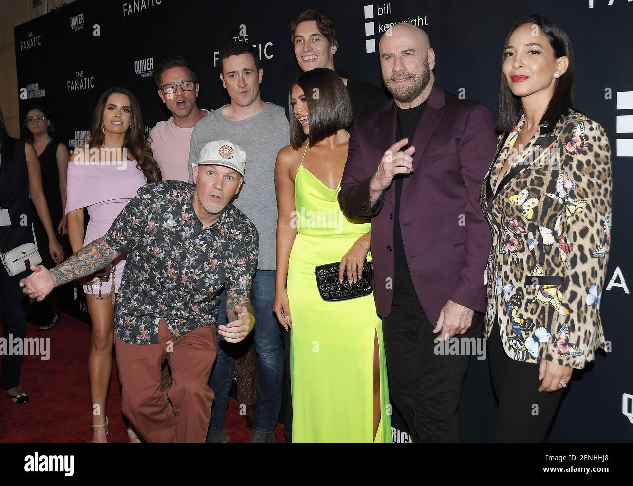 (L-R) THE FANATIC Cast & Crew - Jessica Uberuaga, Devon Sawa, Director ...