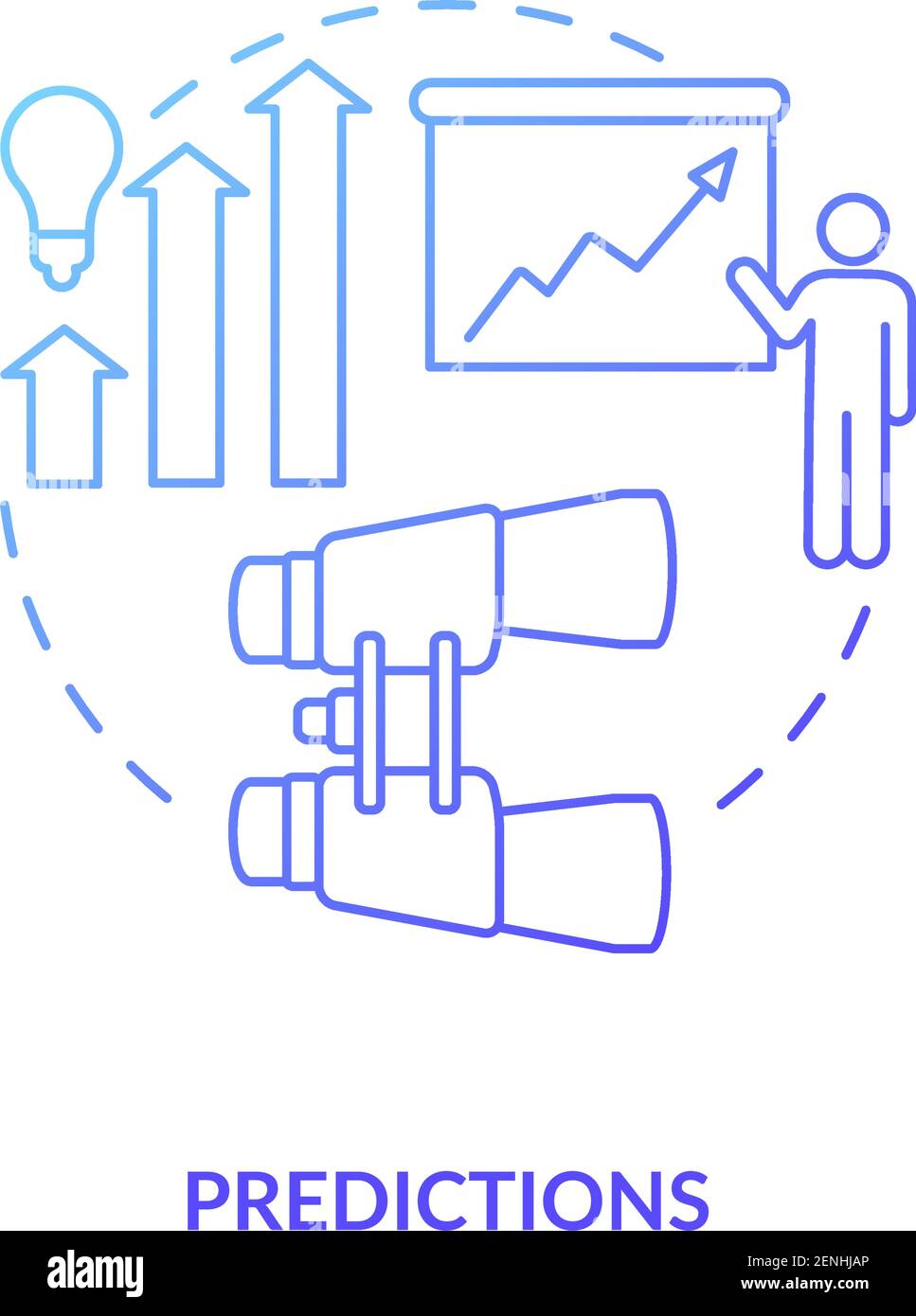 Predictions concept icon Stock Vector Image & Art - Alamy