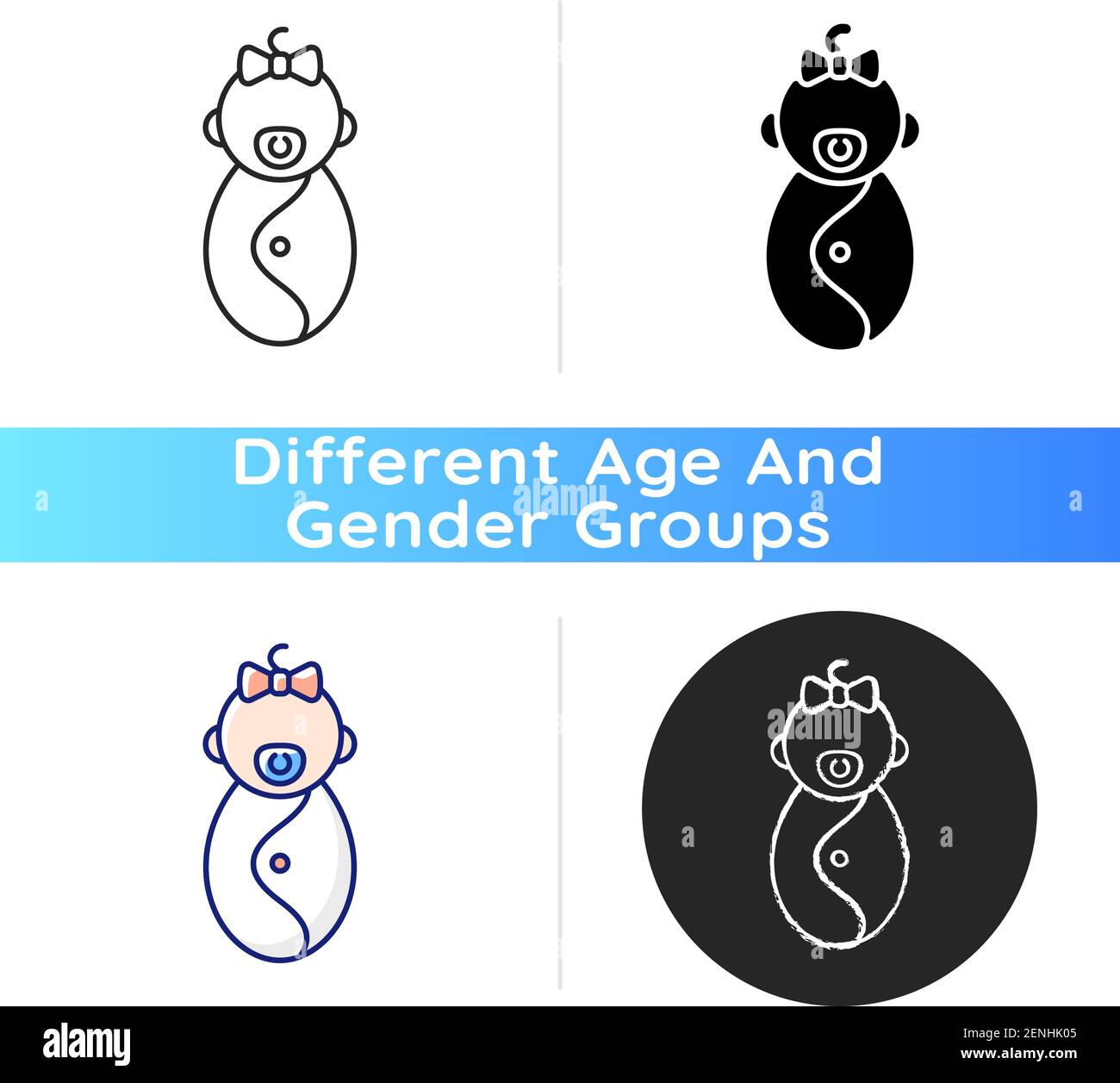 Female newborn icon Stock Vector Image & Art - Alamy