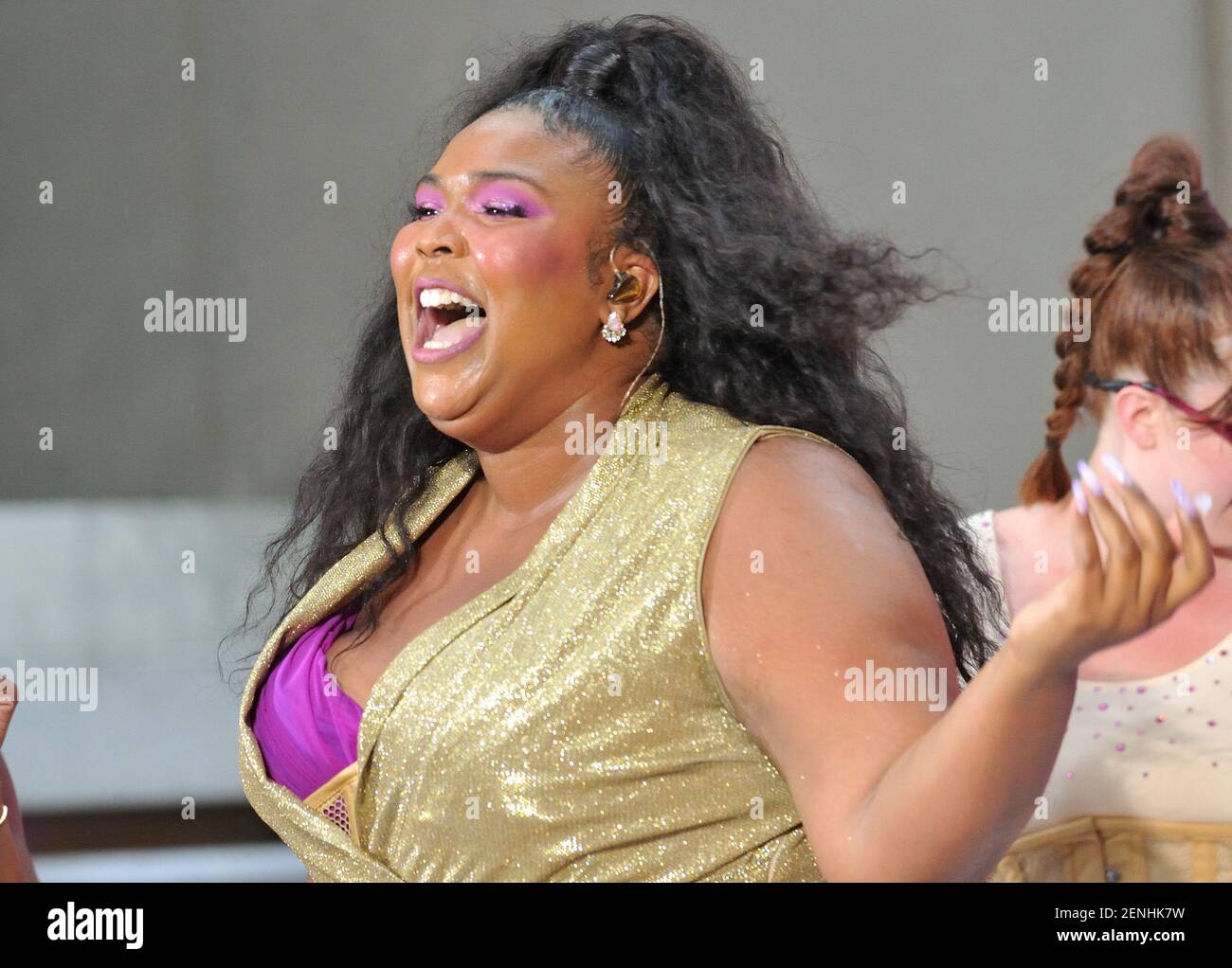 Lizzo performs on NBC The Today Show at Rockefeller Center in New York ...