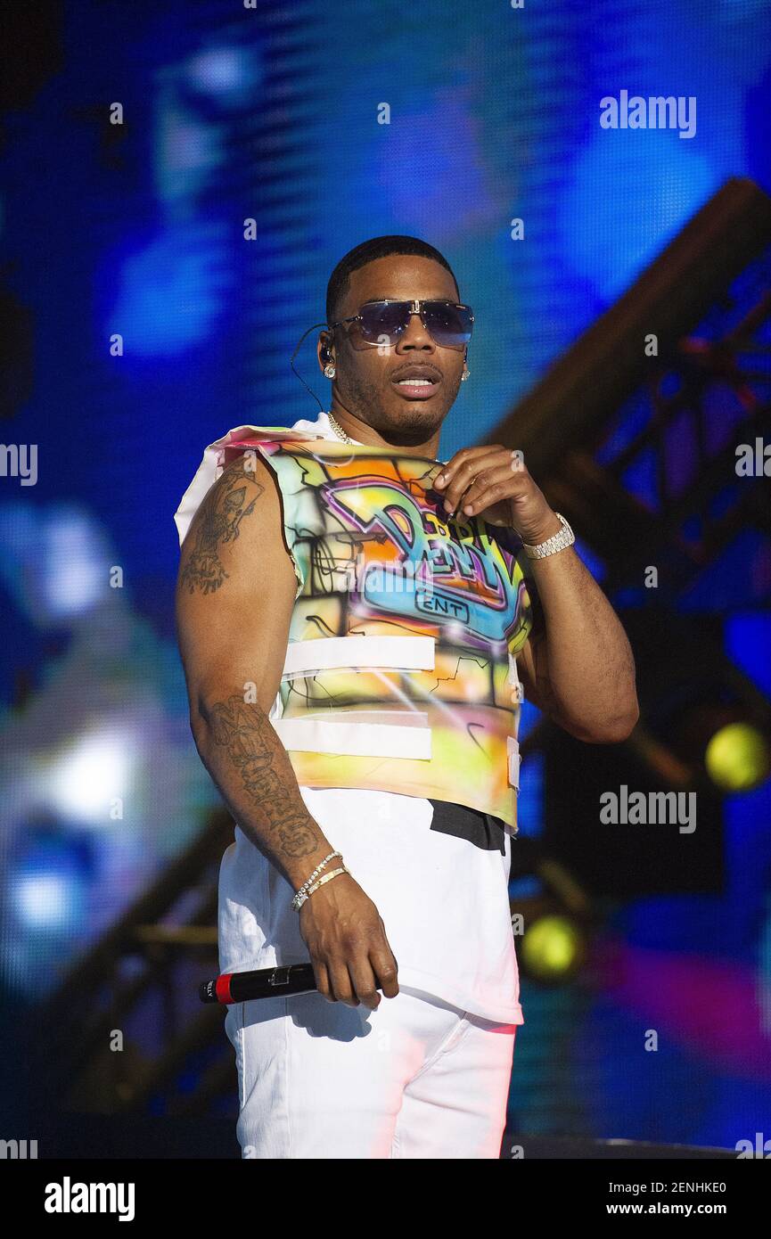 Nelly performs live at the Austin 360 Amphitheater, Circuit of The ...