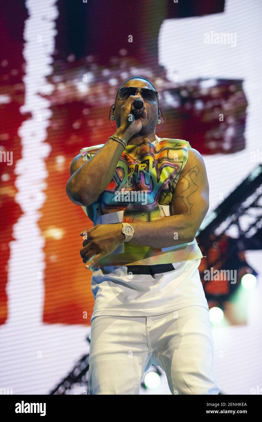 Nelly performs live at the Austin 360 Amphitheater, Circuit of The ...