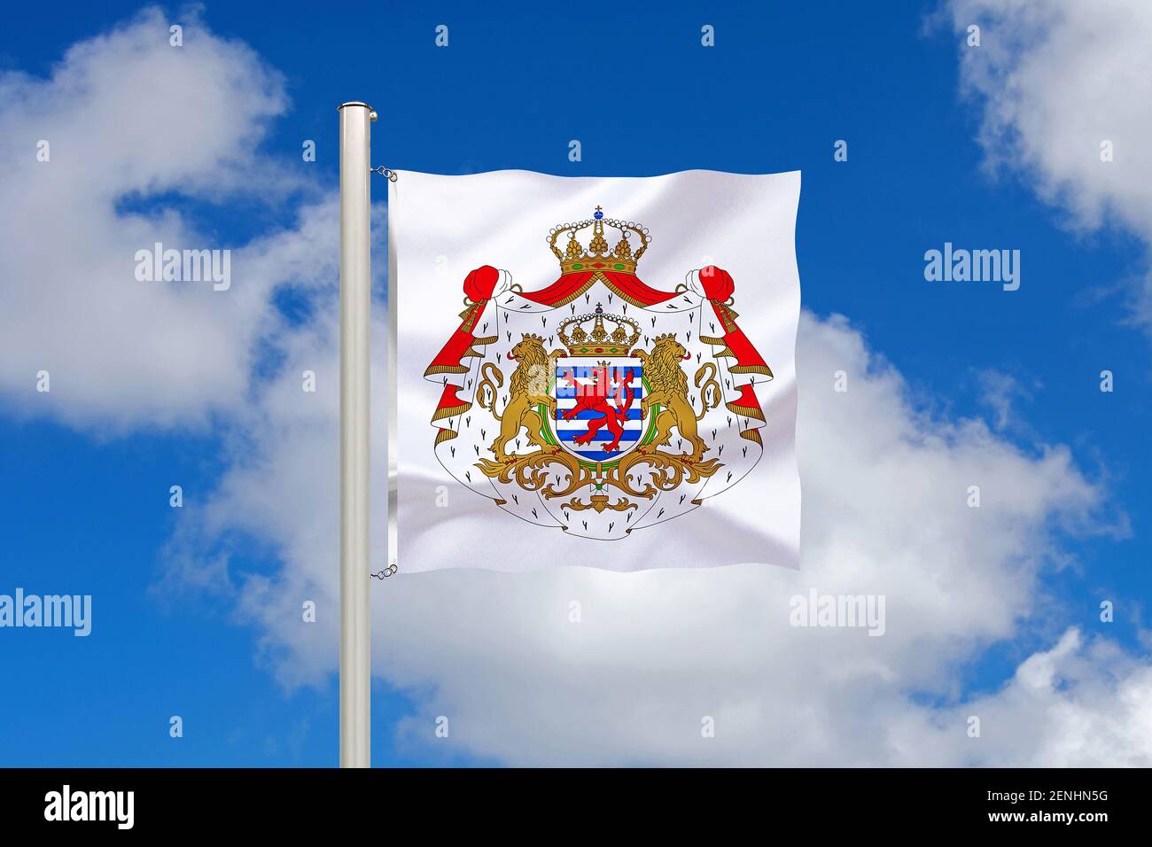 Das wappen von Luxemburg Stock Photo - Alamy