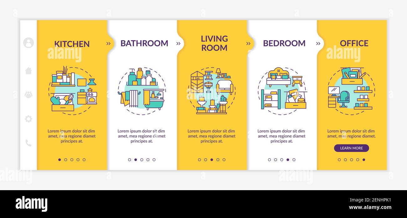 Clutter free home Stock Vector Images - Alamy