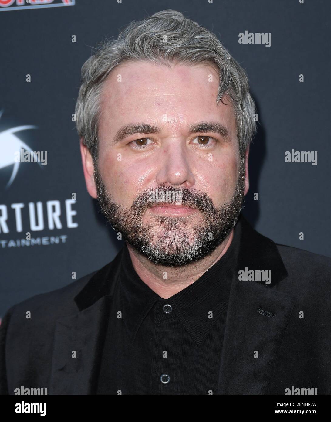 AJ Bowen arrives at the SATANIC PANIC Los Angeles Premiere held at the ...