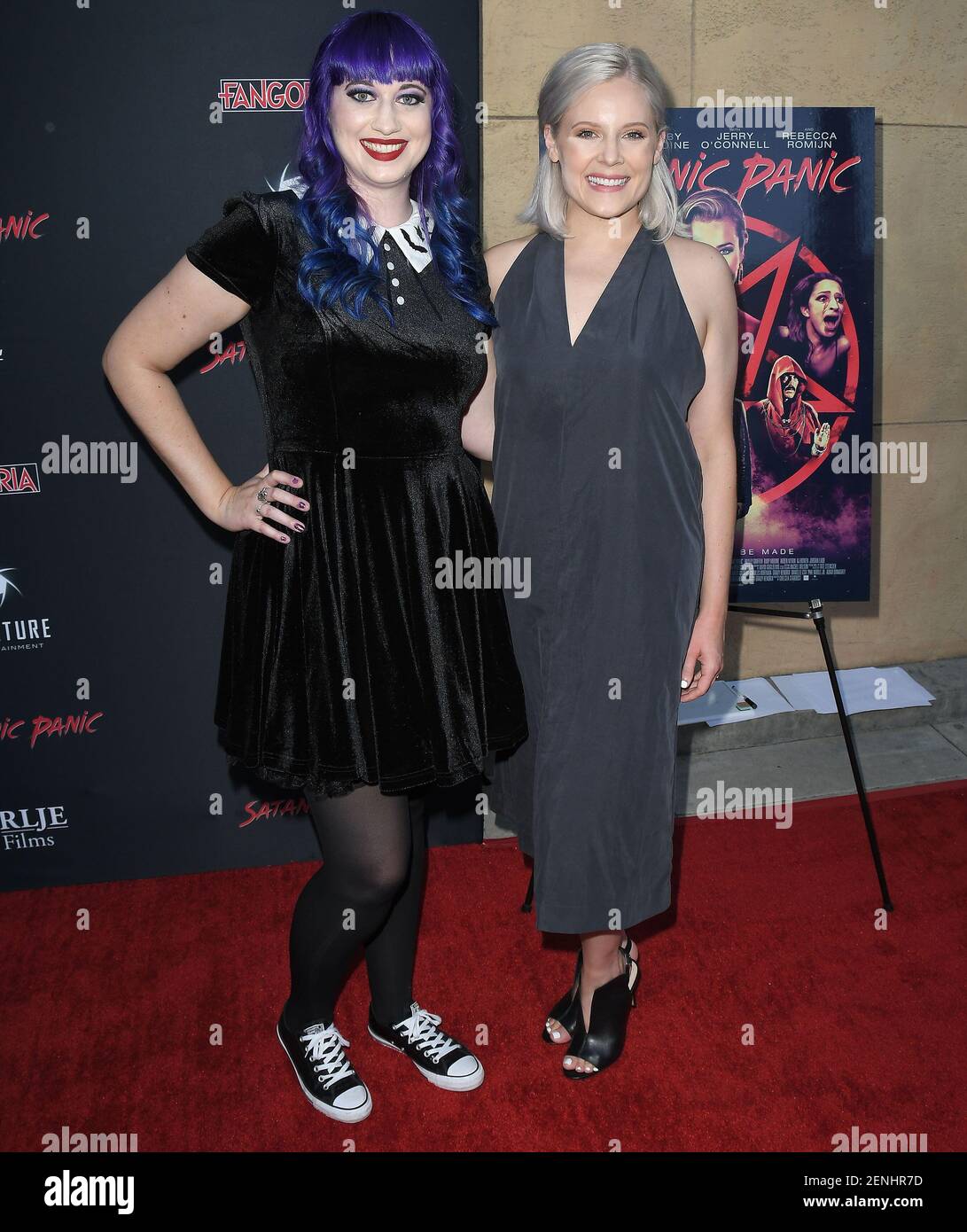 (L-R) Chelsea Stardust and Amanda Presmyk at the SATANIC PANIC Los ...