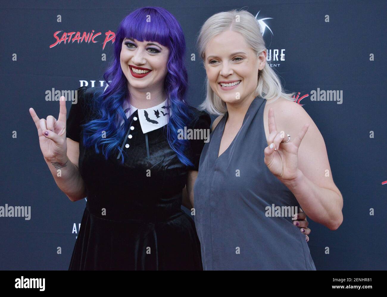 (L-R) Chelsea Stardust and Amanda Presmyk at the SATANIC PANIC Los ...