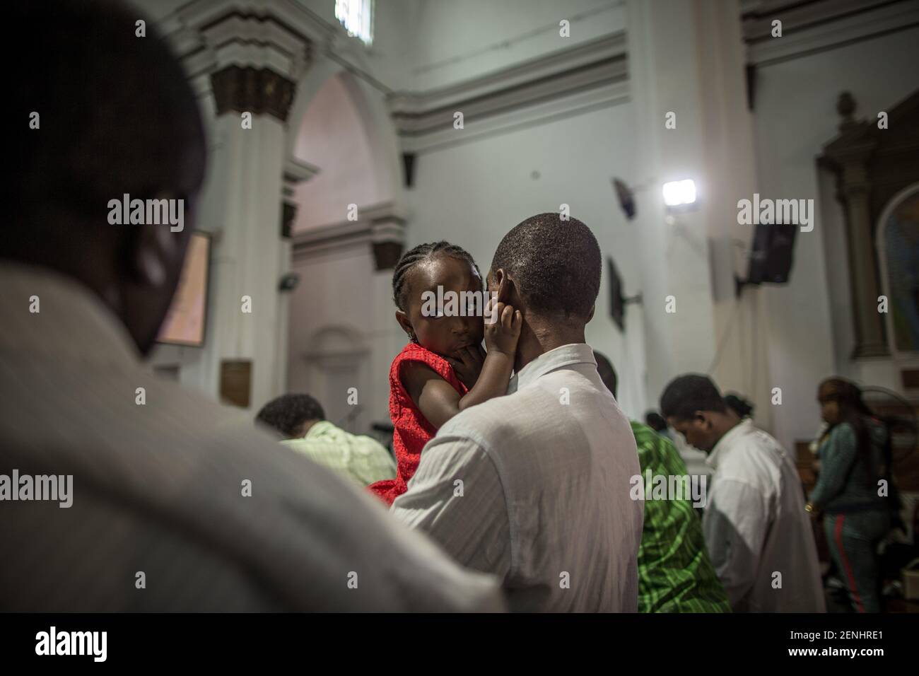 23 August 2019, Libya, Tripoli: A Christian girl is seen during a ...