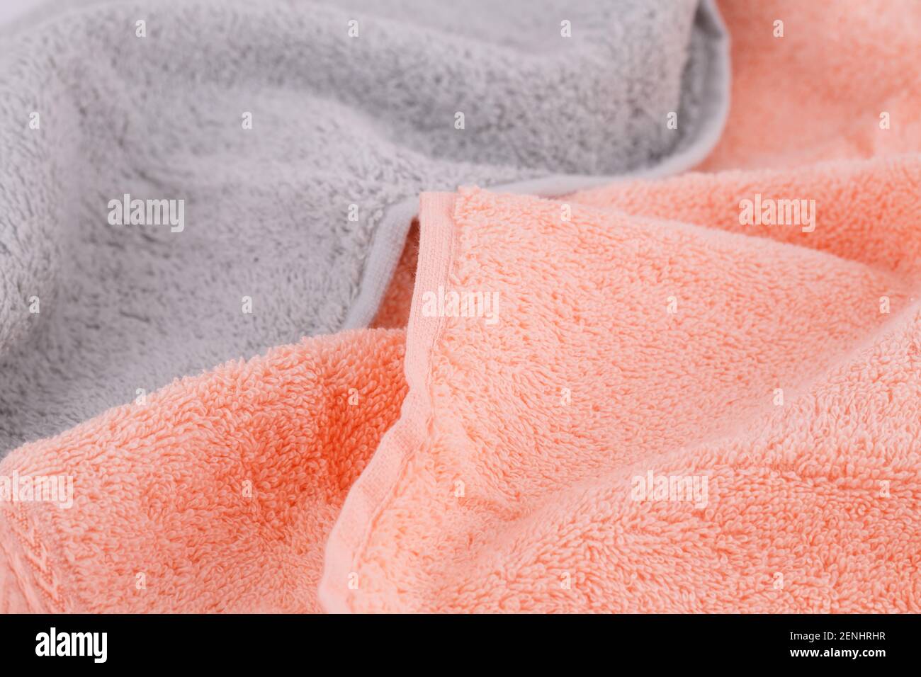 Colorful towels texture as a background, closeup picture Stock Photo ...