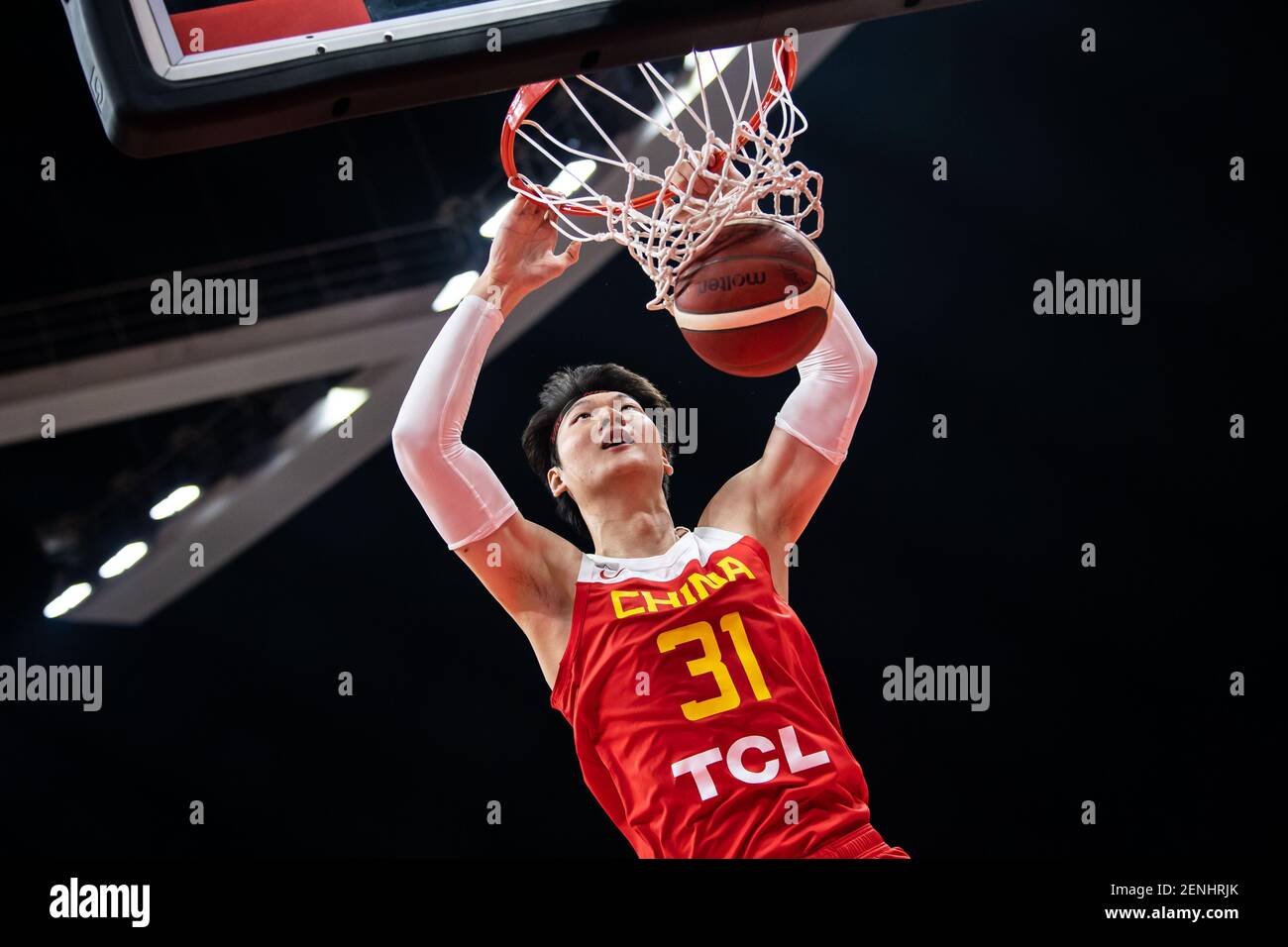 Wang Zhelin, Chinese basketball player who plays for the Fujian ...
