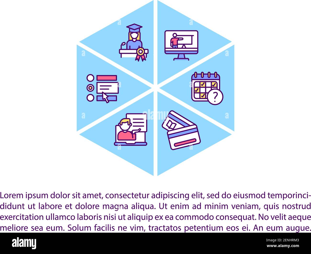 Academic research database guide concept icon with text Stock Vector ...