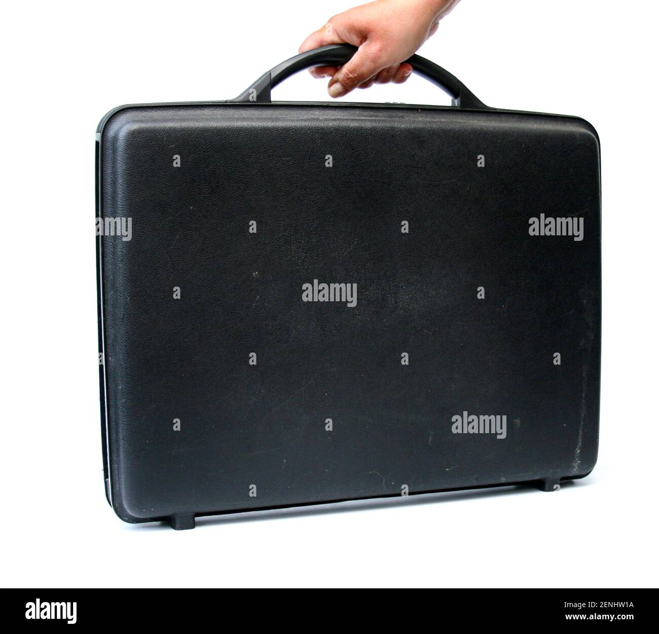 hand with black case Stock Photo - Alamy