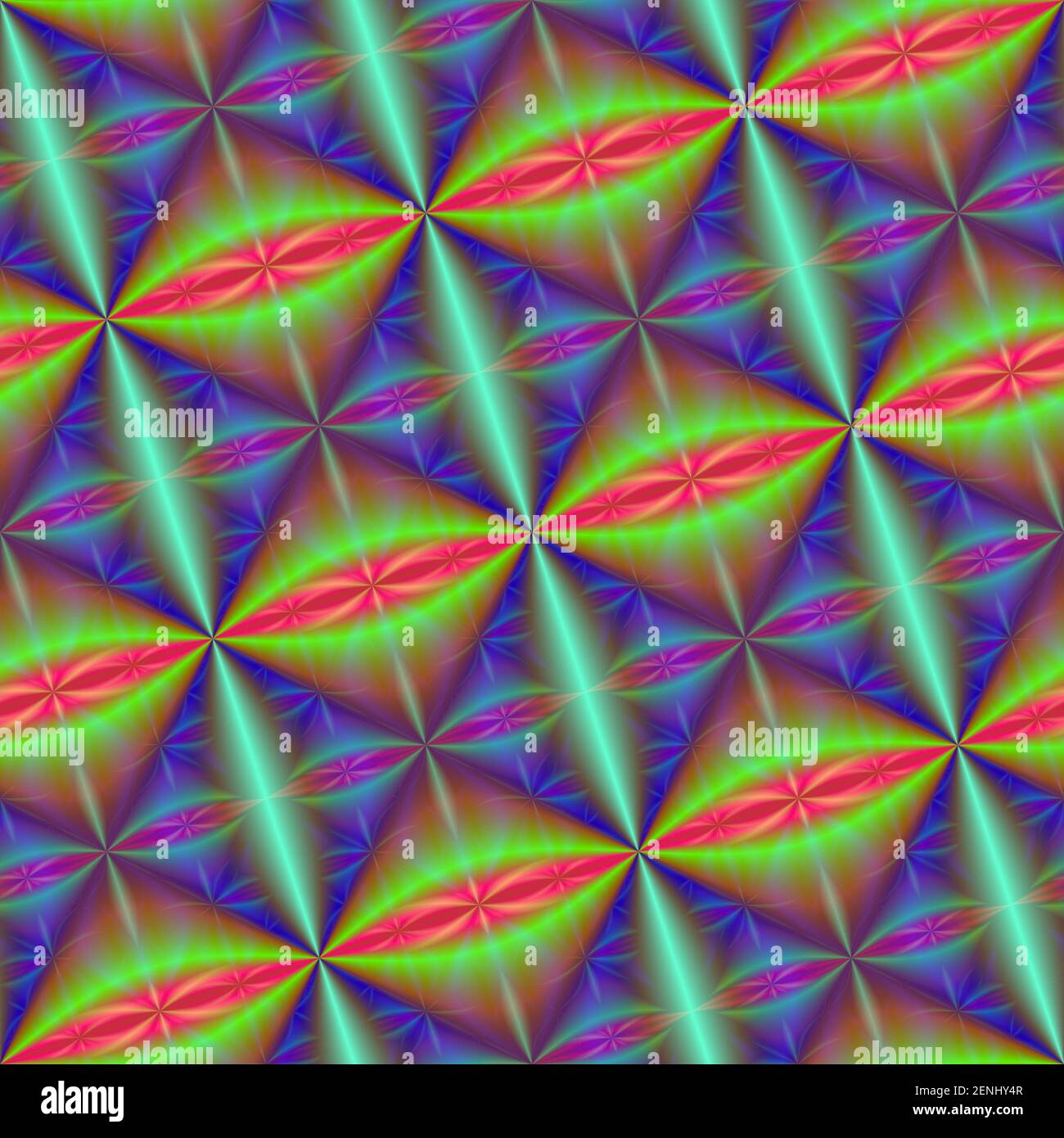 Computer generated seamless color fractal pattern background tile for ...