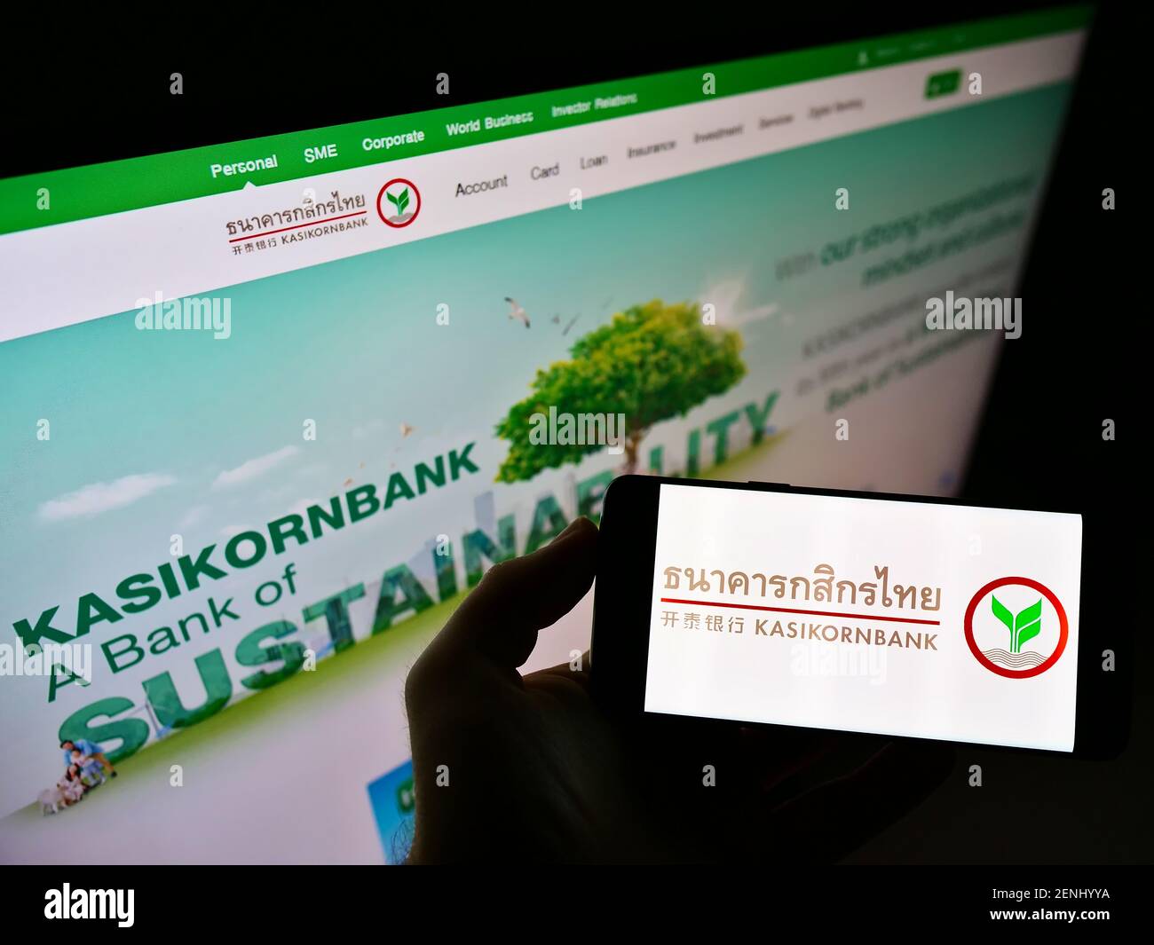 Kasikornbank logo hi-res stock photography and images - Alamy