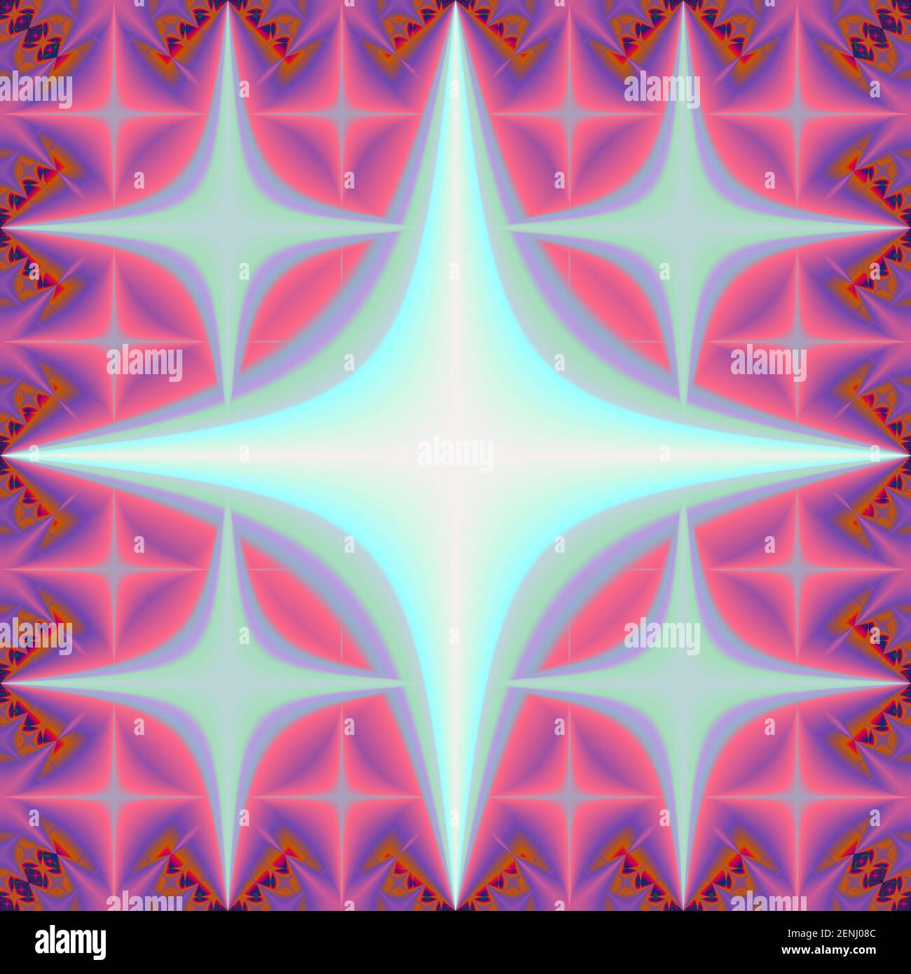 Computer generated seamless color fractal pattern background tile for ...