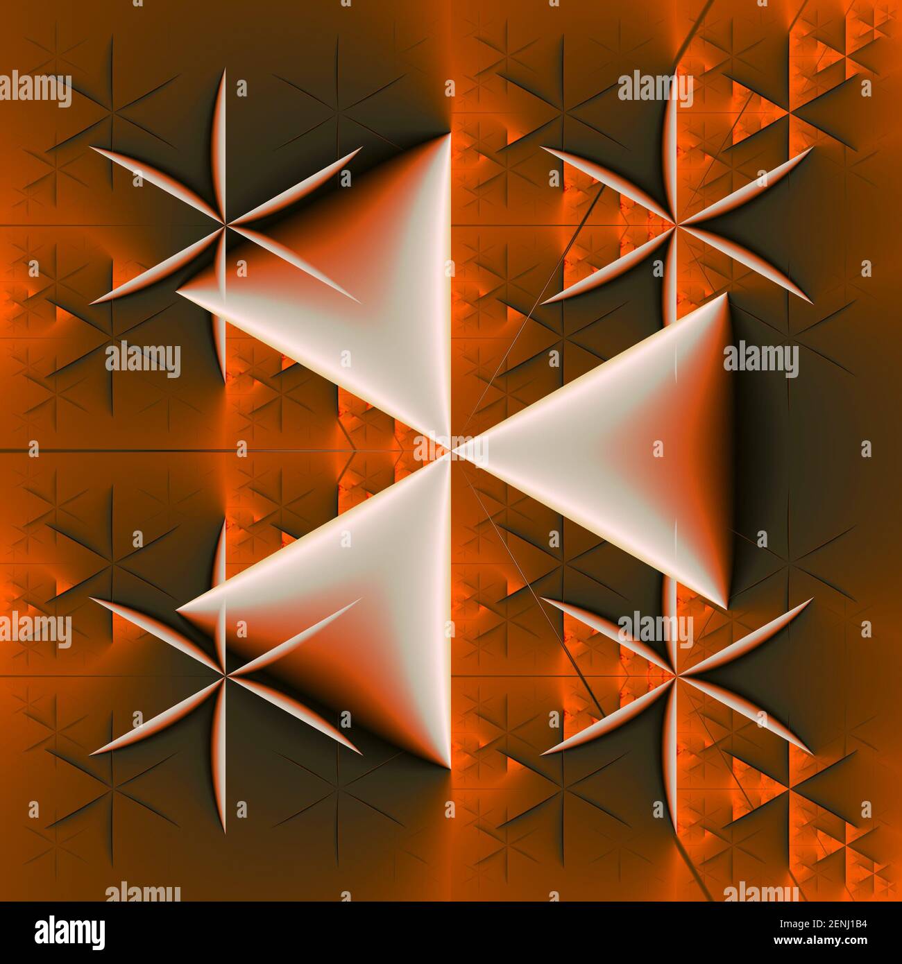 Computer generated seamless color fractal pattern background tile for ...