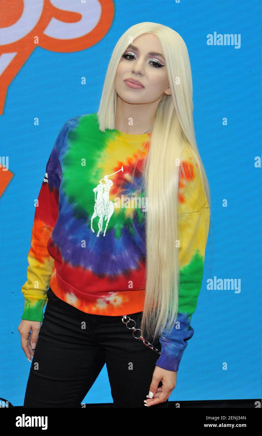 Ava Max participates in Arthur Ashe Kids Day at the US Open at the ...