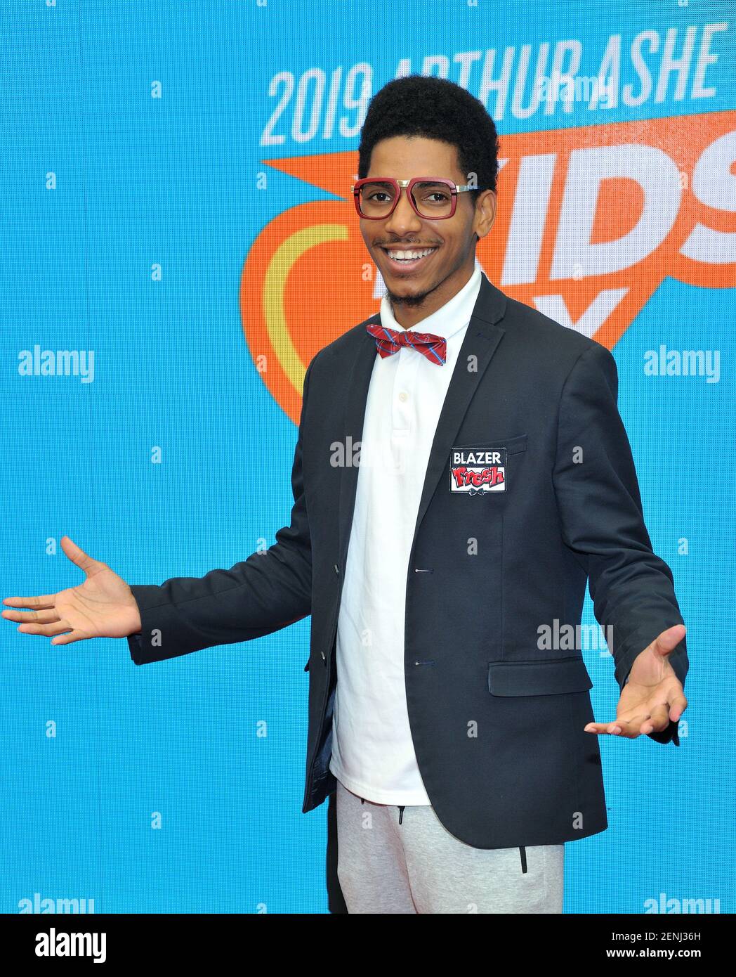 Arnstar participates in Arthur Ashe Kids Day at the US Open at the ...