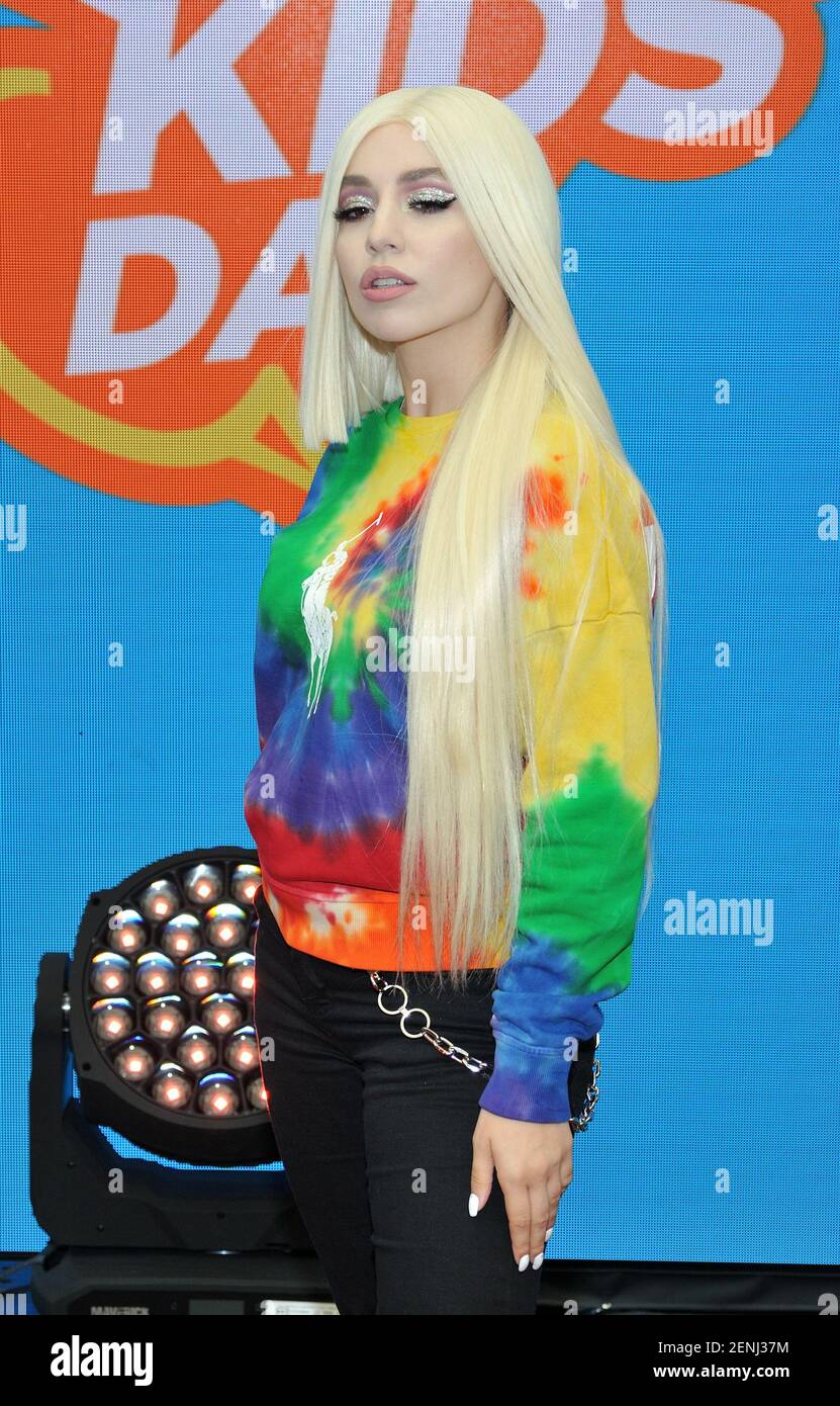 Ava Max participates in Arthur Ashe Kids Day at the US Open at the ...