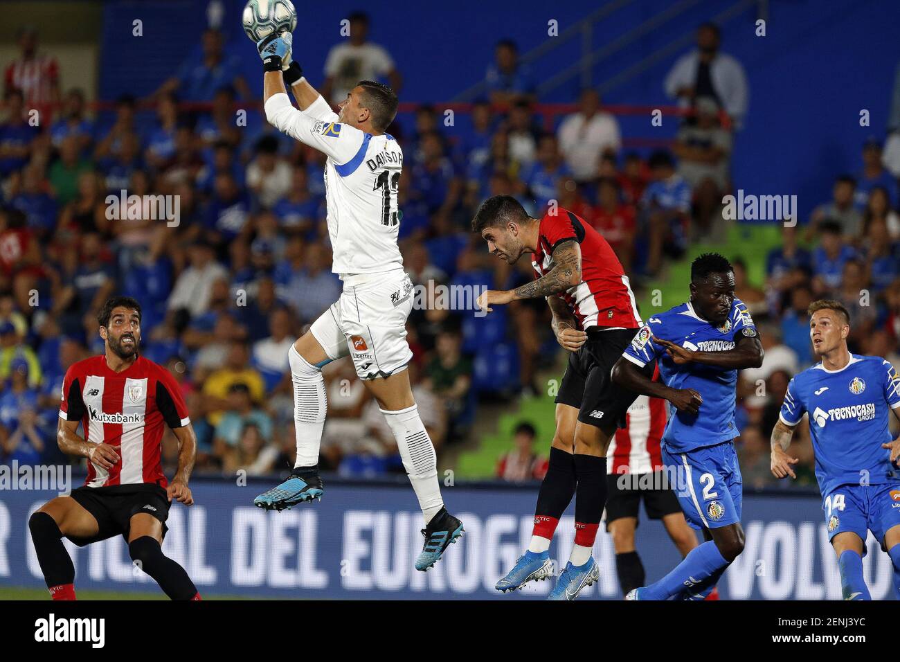 Getafe CF's David Soria during La Liga match. Aug 24, 2019. (Photo by ...