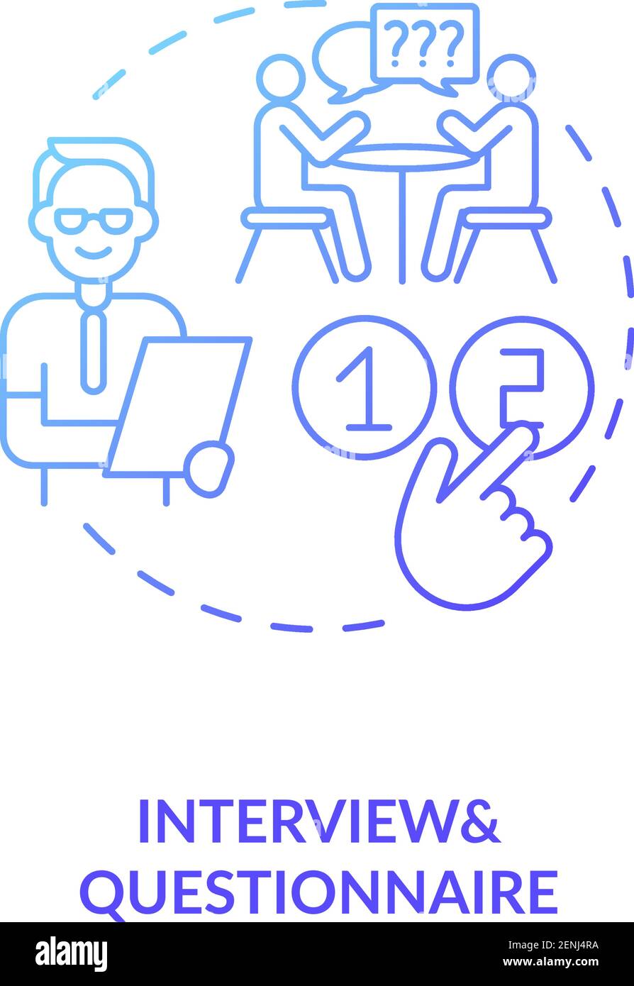 Interview method Stock Vector Images - Alamy