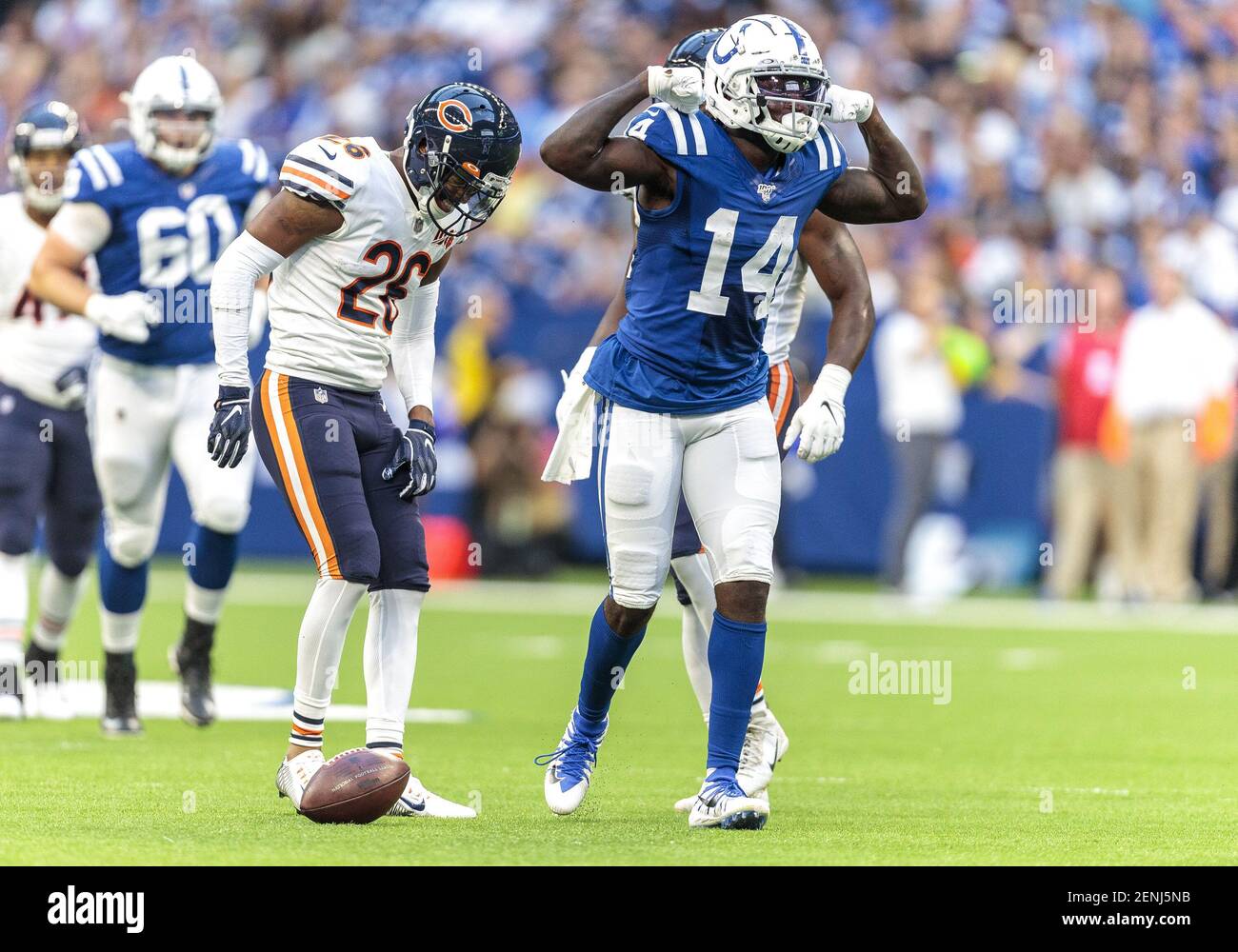 August 24, 2019: Indianapolis Colts wide receiver Zach Pascal (14 ...
