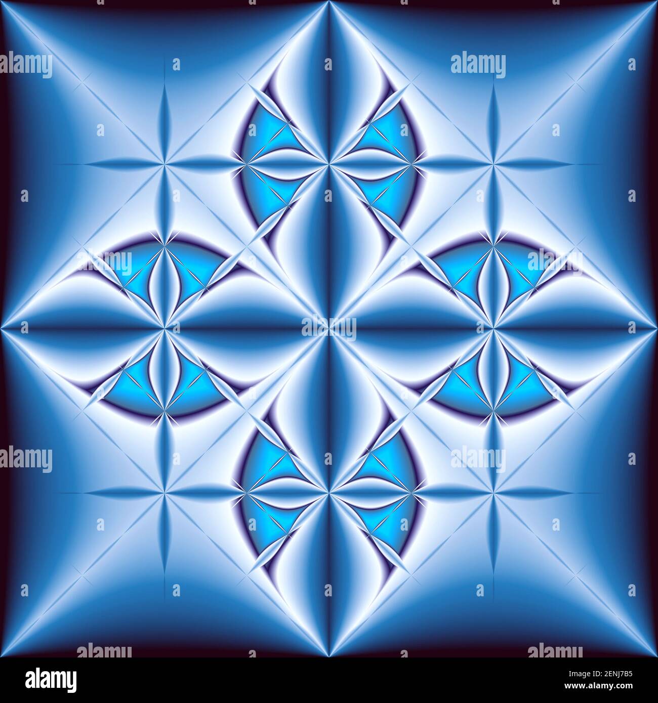 Computer generated seamless color fractal pattern background tile for ...