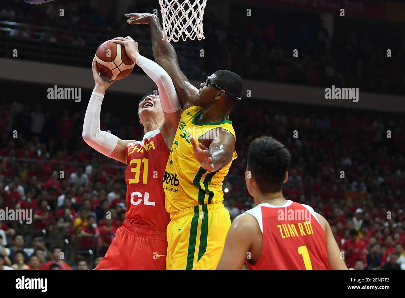 Wang Zhelin, Chinese basketball player who plays for the Fujian ...