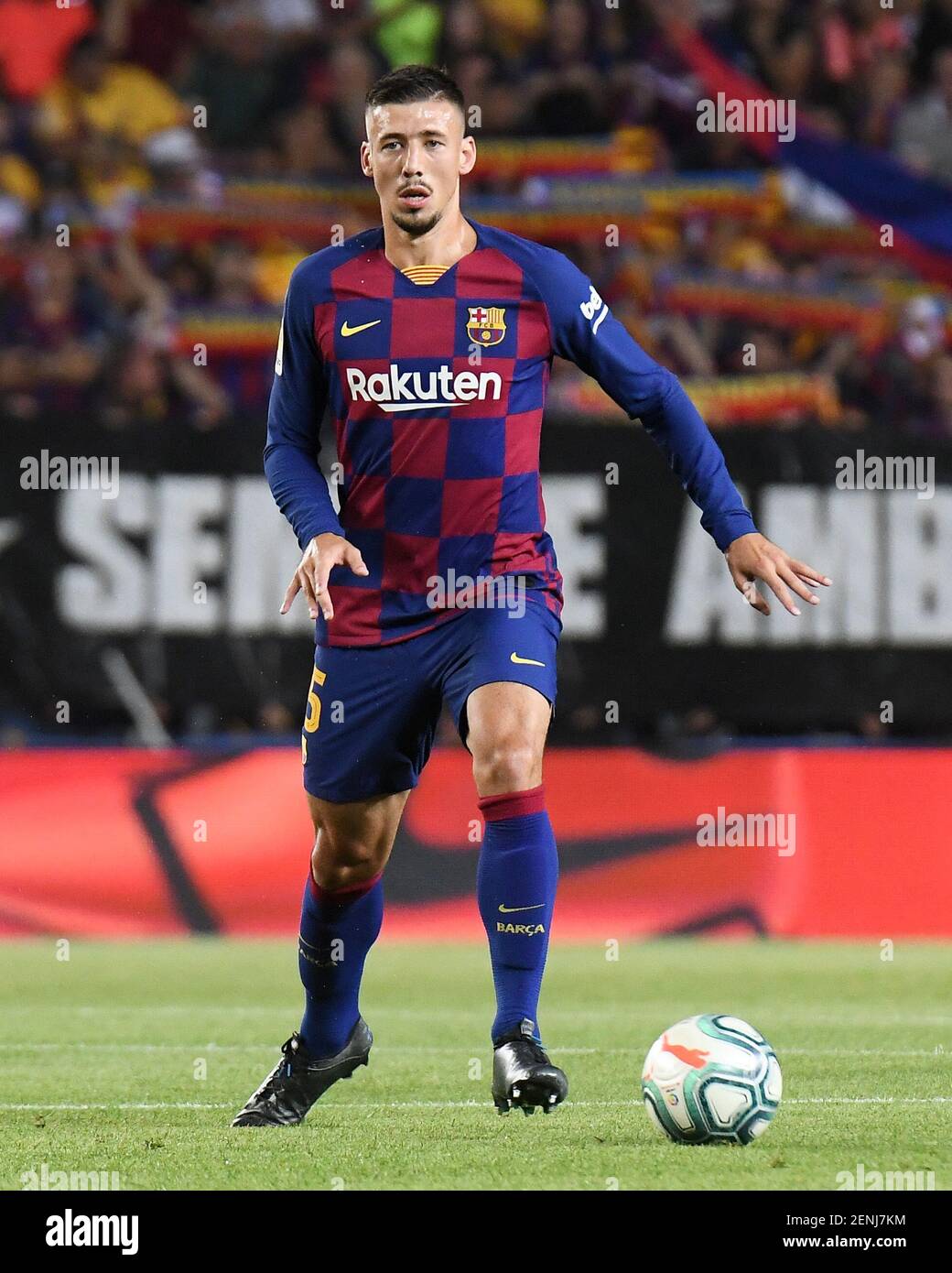 Clement Lenglet of FC Barcelona during the match FC Barcelona v Real ...