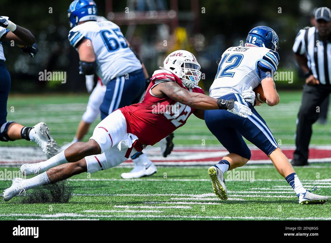 August 24, 2019: Colgate Raiders defensive tackle Nick Wheeler (92 ...