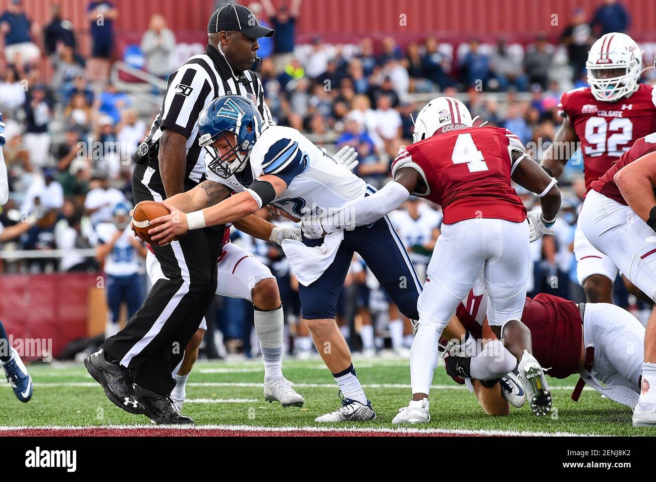 August 24, 2019: Villanova Wildcats quarterback Daniel Smith (12 ...