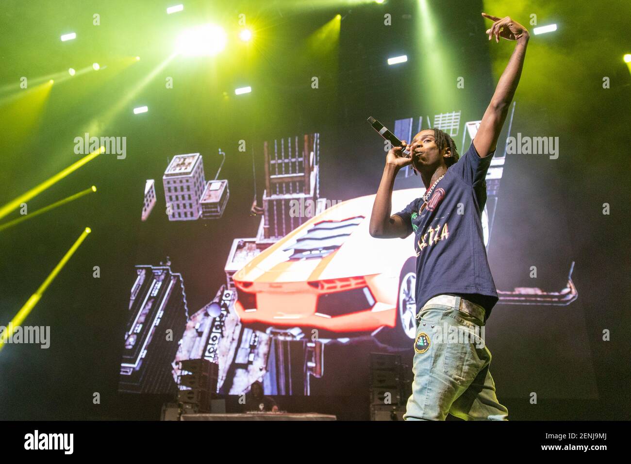 Polo G (Taurus Tremani Bartlett) during the WGCI Summer Jam at Wintrust ...