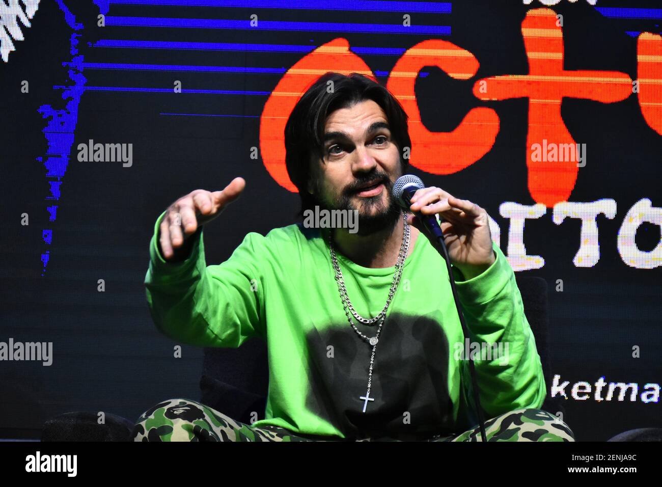 MEXICO CITY, MEXICO - AUGUST 26: Colombian Singer Juanes poses for ...