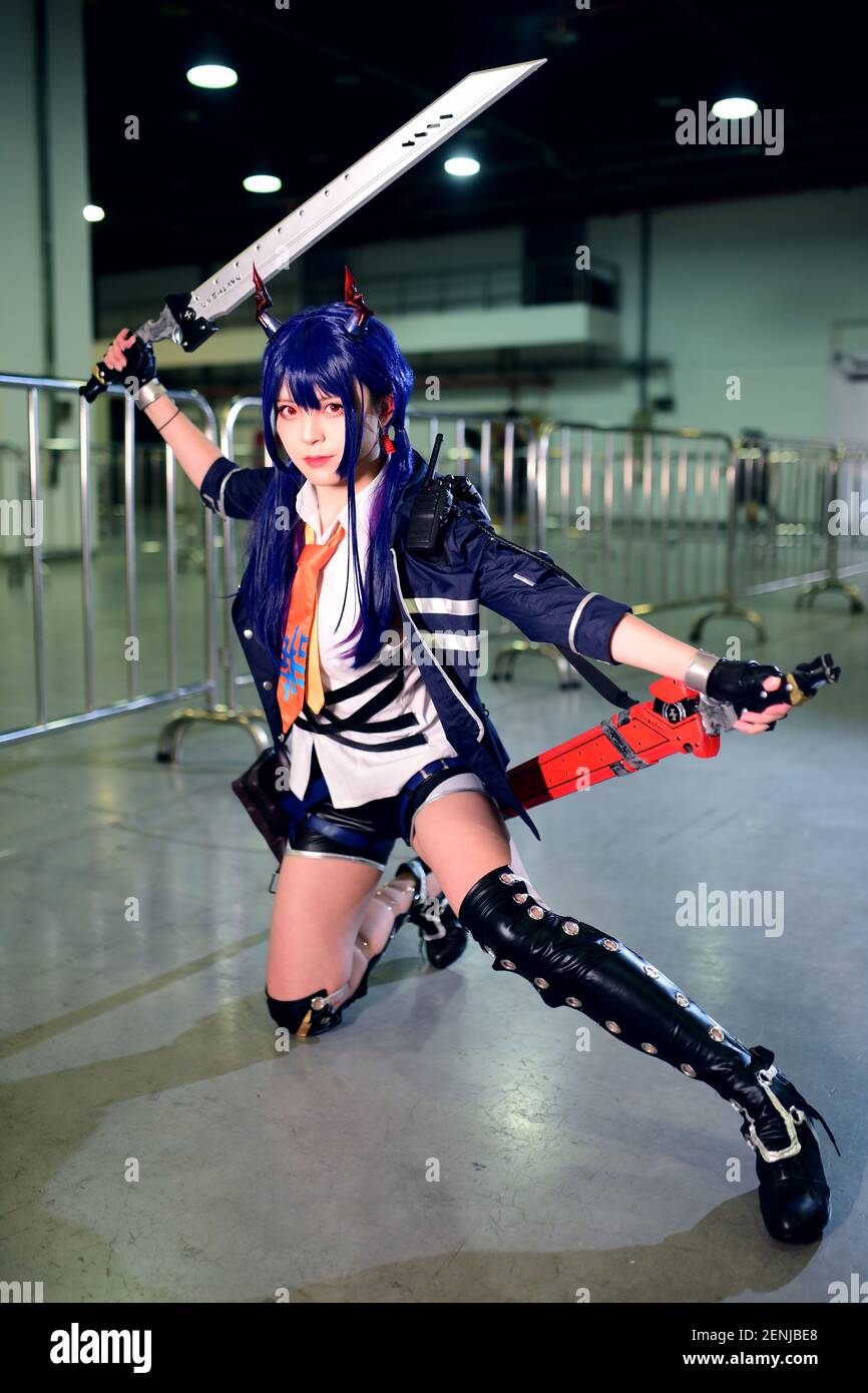 Cosplayers dressing up as characters of popular games and comics steal ...