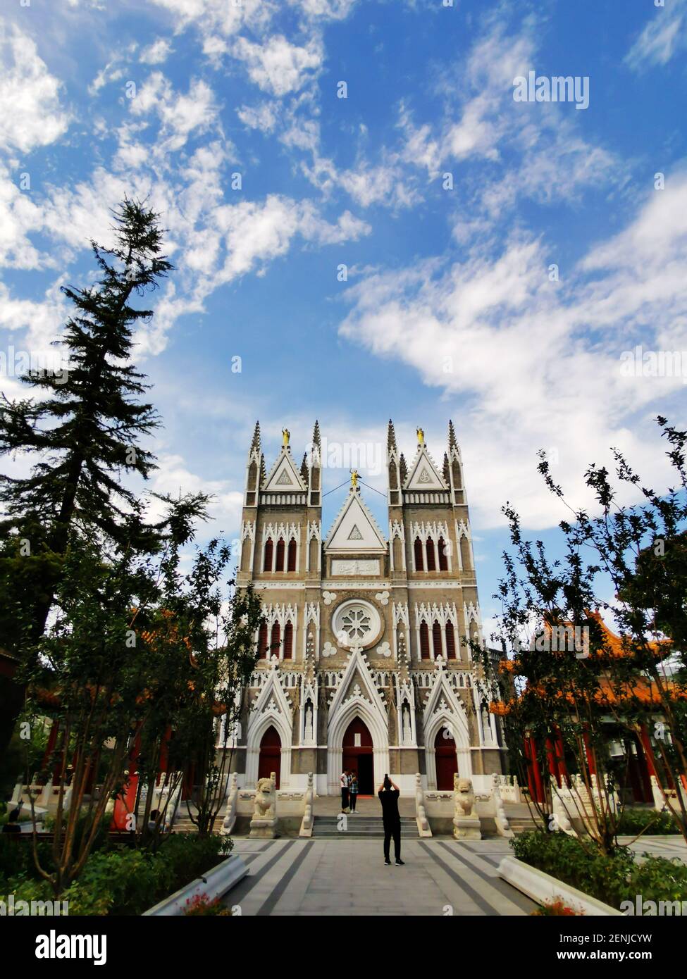 Beijing,CHINA-The North Church is a Catholic church located at no.33 ...