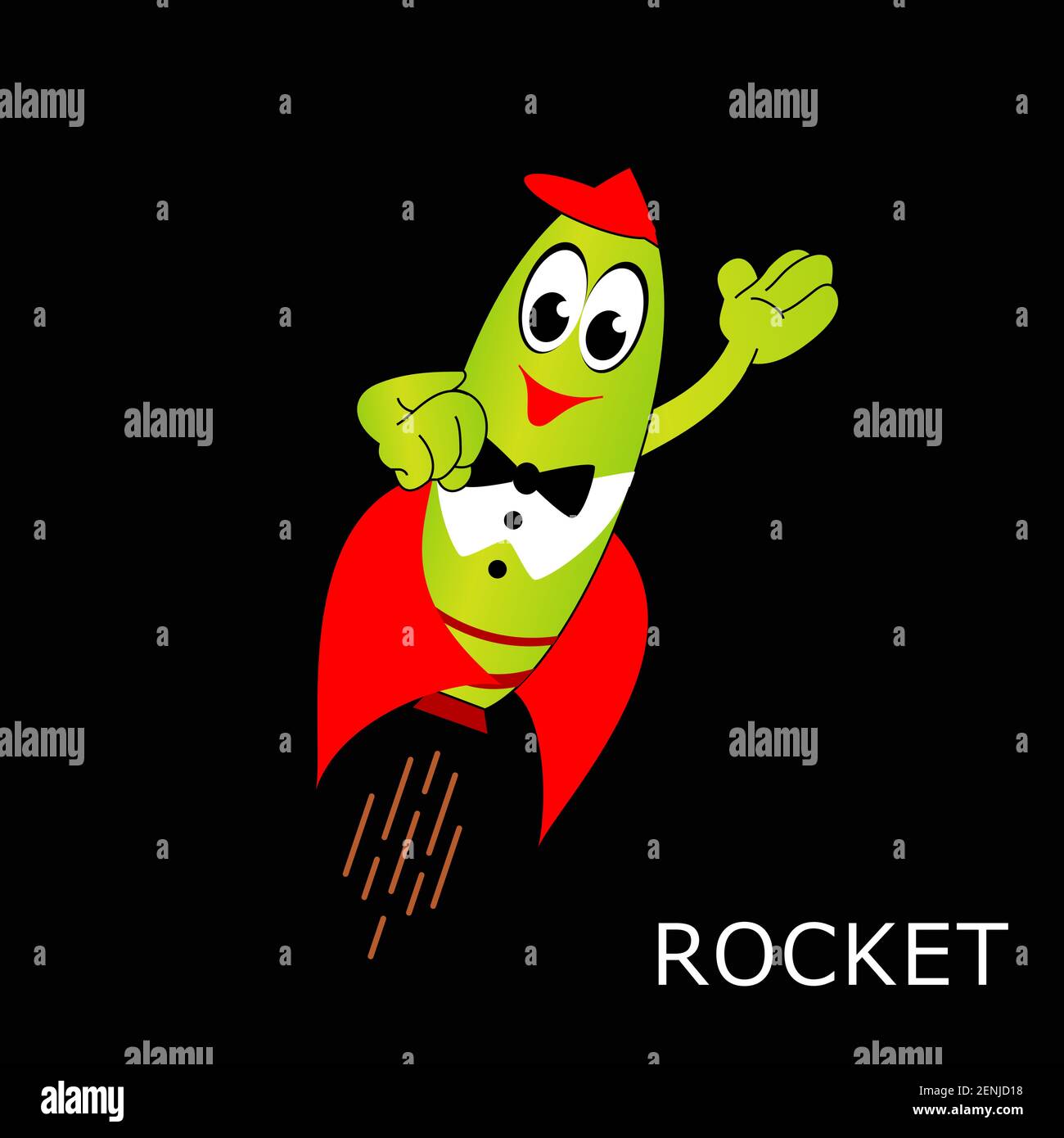 Logo rocket fly in the space. Design modern logos rocket for start-up ...