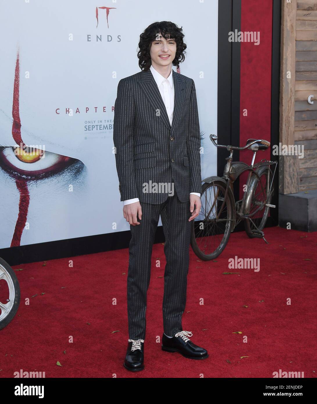 Finn Wolfhard arrives at the Warner Bros. Pictures' IT CHAPTER TWO ...