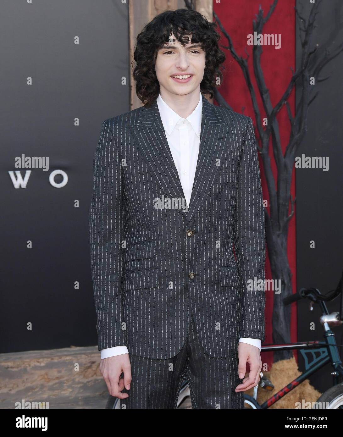 Finn Wolfhard arrives at the Warner Bros. Pictures' IT CHAPTER TWO ...