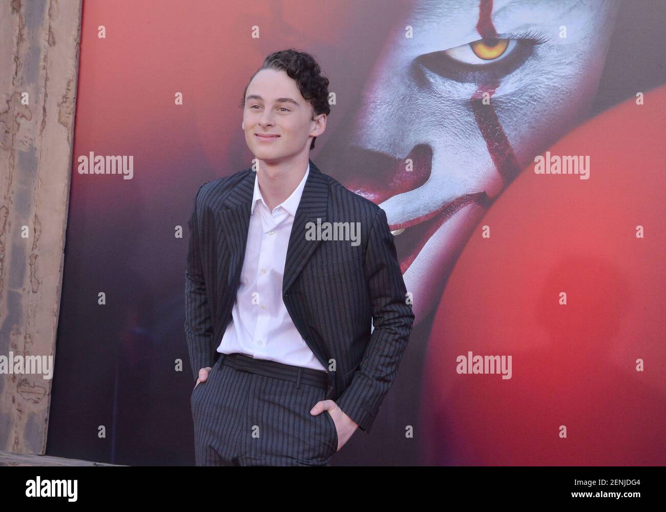Wyatt Oleff arrives at the Warner Bros. Pictures' IT CHAPTER TWO Premiere held at the Regency ...
