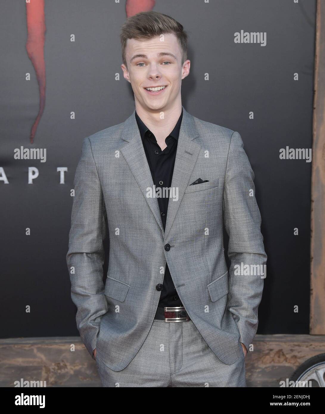 Nicholas Hamilton arrives at the Warner Bros. Pictures' IT CHAPTER TWO ...