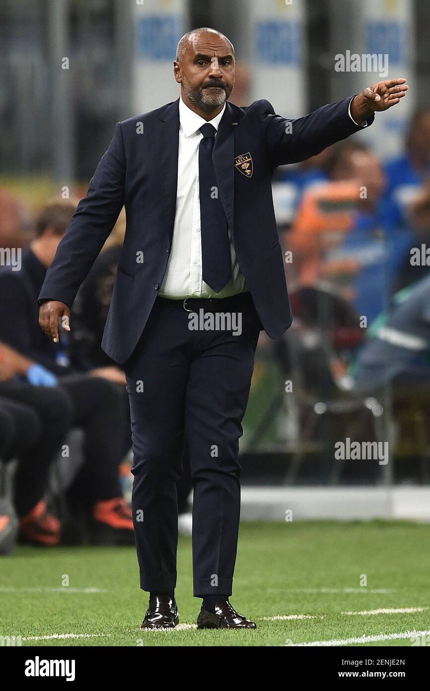Fabio Liverani coach of Lecce Milano 26-8-2019 Stadio Giuseppe Meazza ...