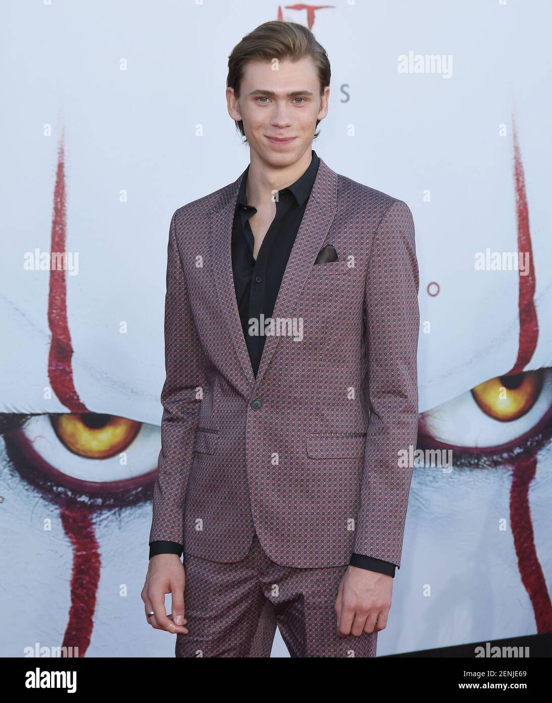 Owen Teague arrives at the Warner Bros. Pictures' IT CHAPTER TWO ...