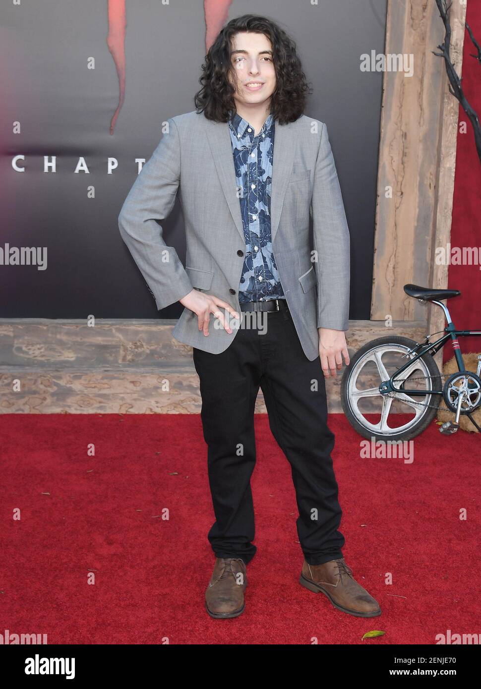 Nick Wolfhard arrives at the Warner Bros. Pictures' IT CHAPTER TWO ...