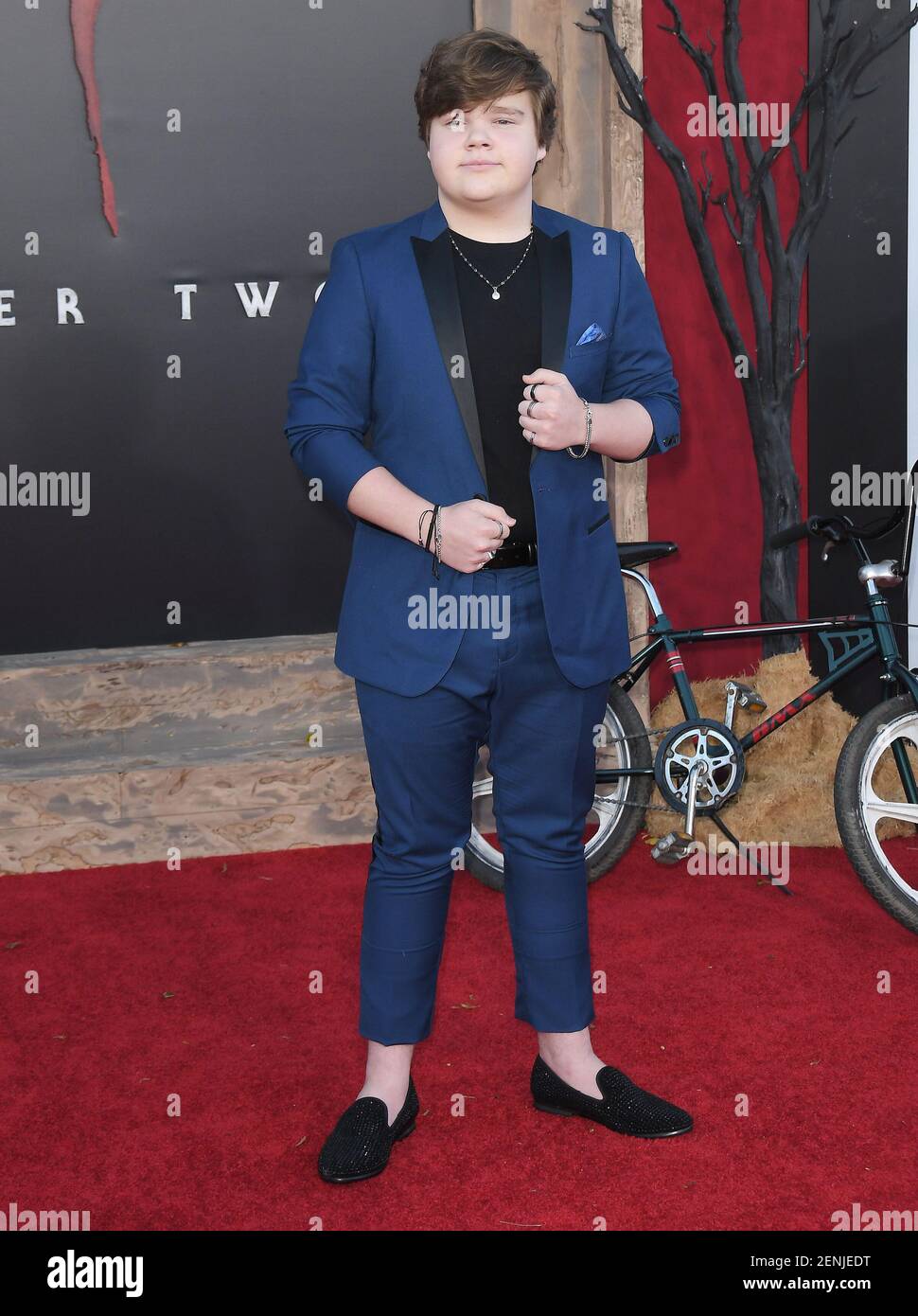 Jeremy Ray Taylor arrives at the Warner Bros. Pictures' IT CHAPTER TWO ...