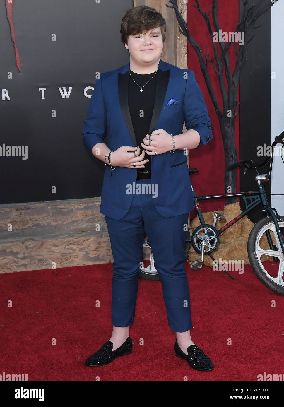 Jeremy Ray Taylor arrives at the Warner Bros. Pictures' IT CHAPTER TWO ...