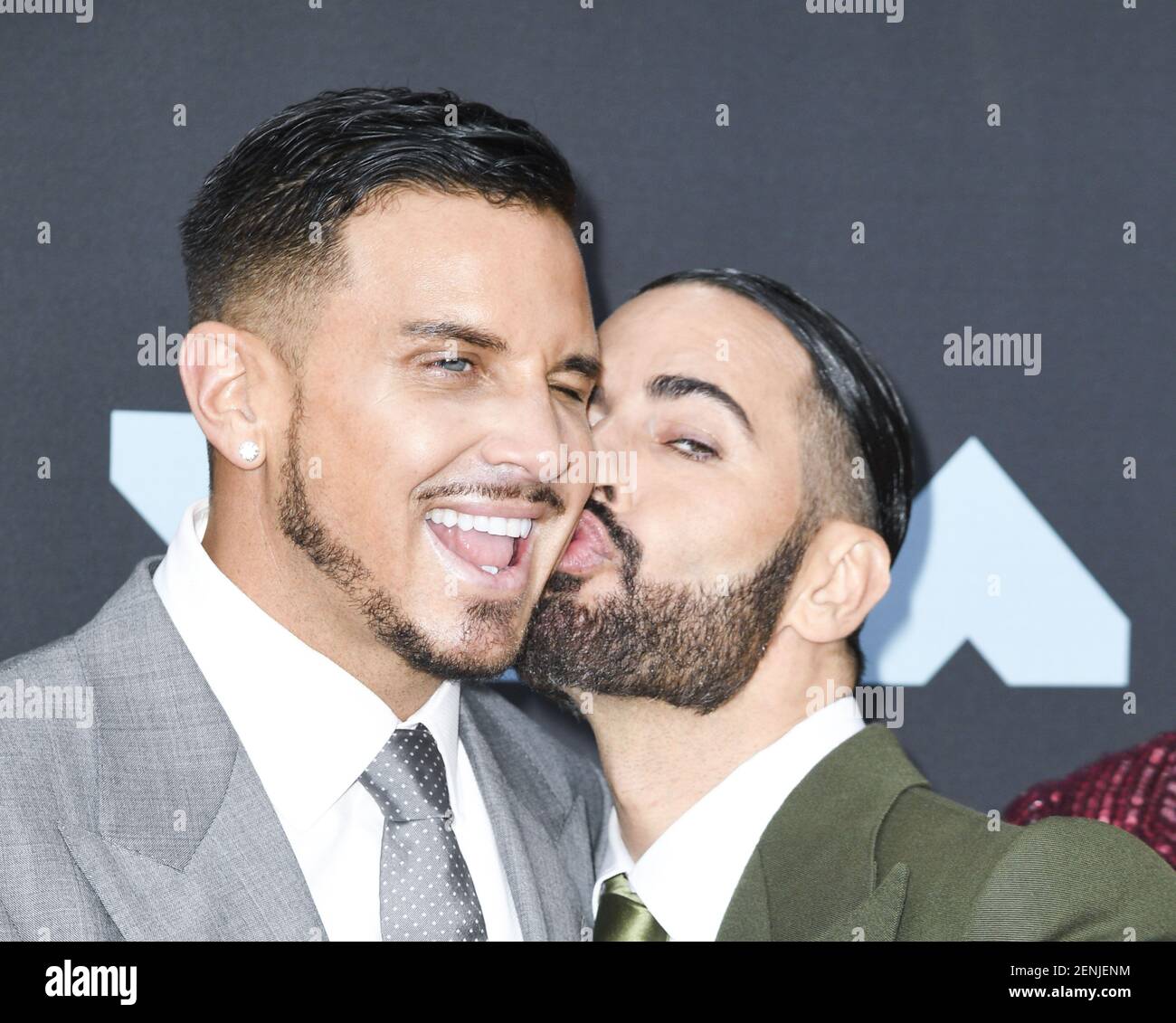 Charly Defrancesco and Marc Jacobs attend the 2019 MTV Video Music ...