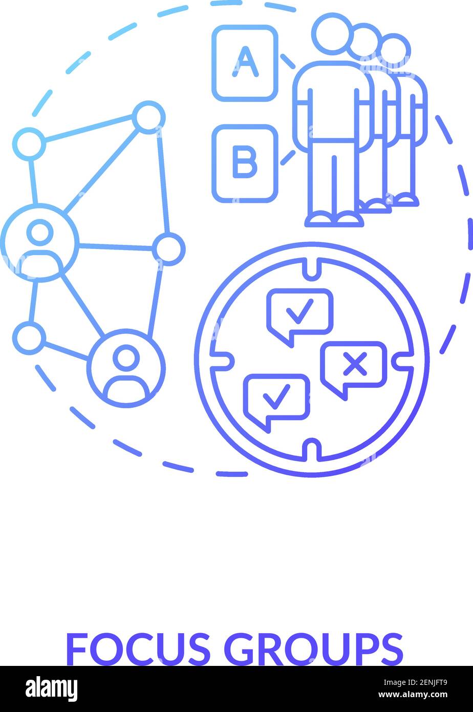 Focus group research discussion Cut Out Stock Images & Pictures - Alamy