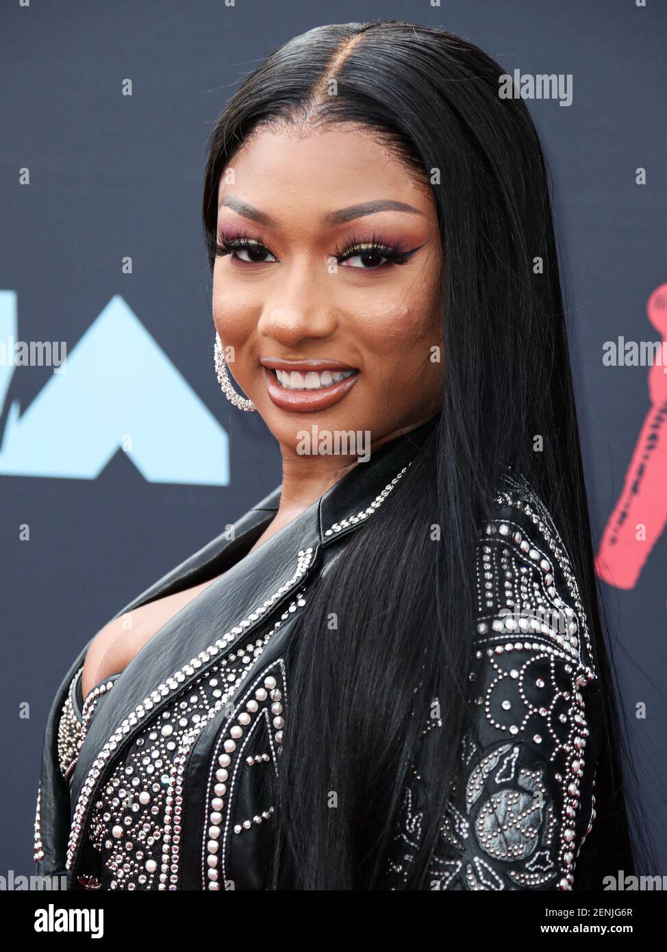 NEWARK, NEW JERSEY, USA - AUGUST 26: Rapper Megan Thee Stallion arrives ...
