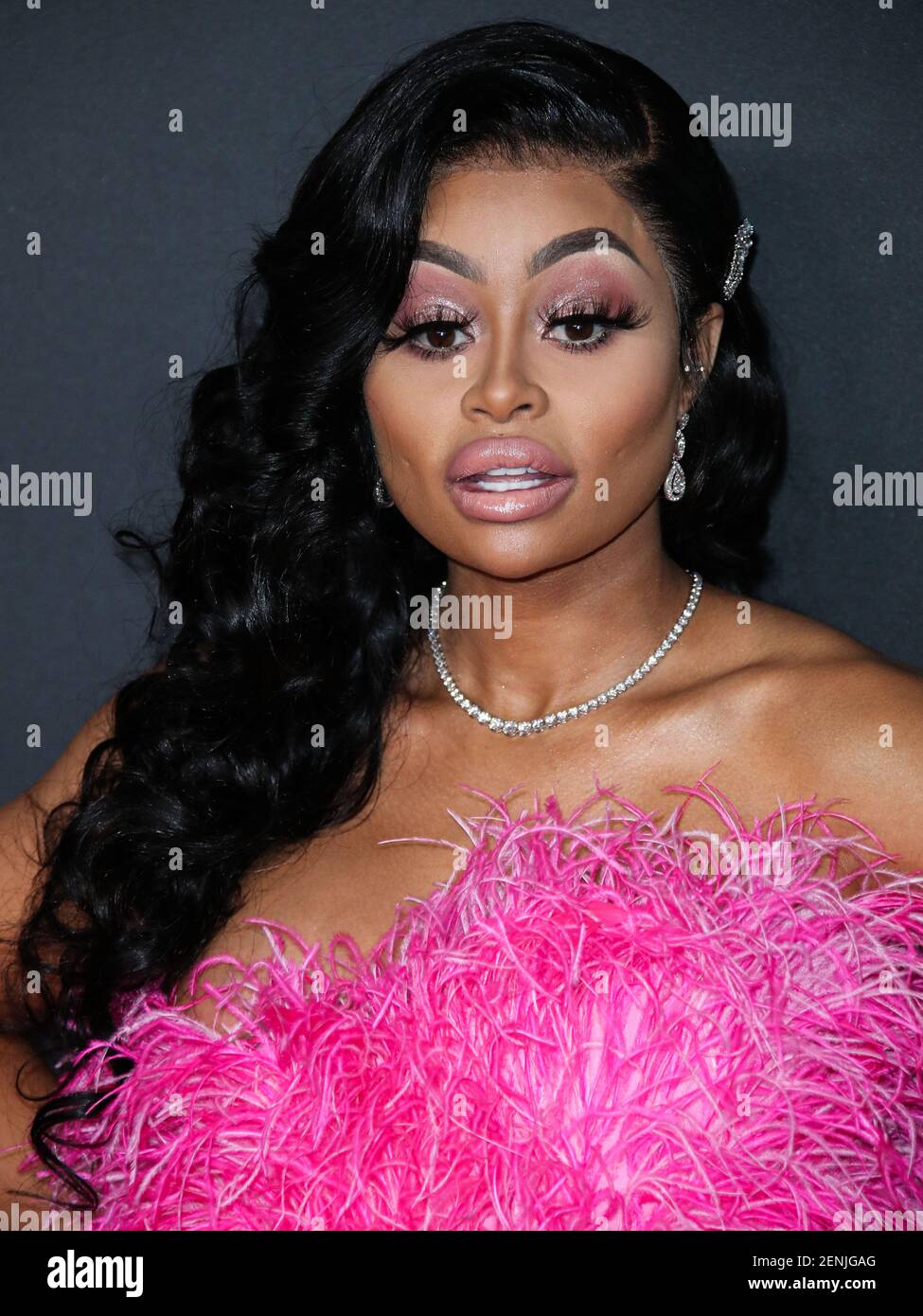 NEWARK, NEW JERSEY, USA - AUGUST 26: Blac Chyna arrives at the 2019 MTV ...