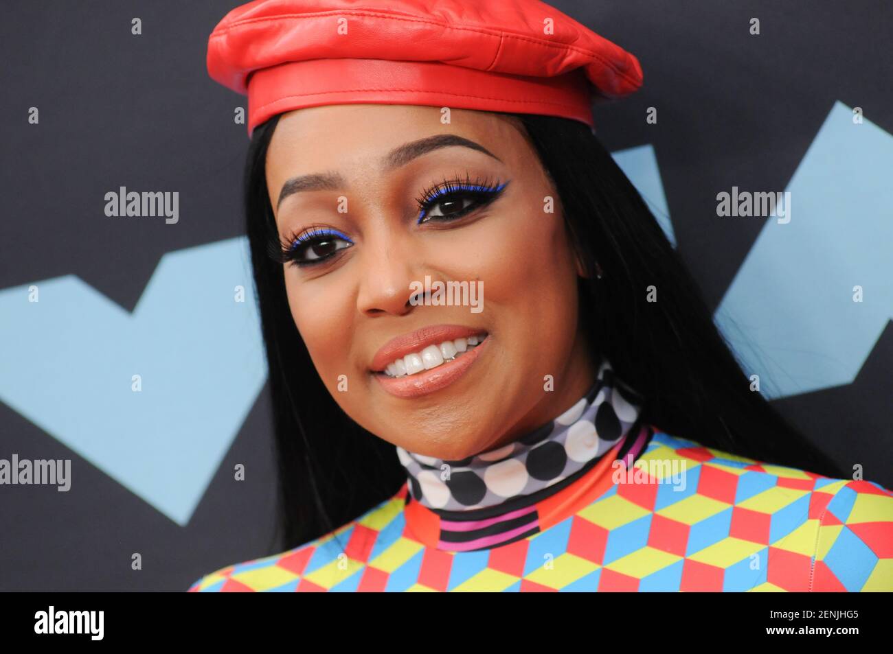 Monica (Monica Denise Brown) attends the 2019 MTV Video Music Video ...